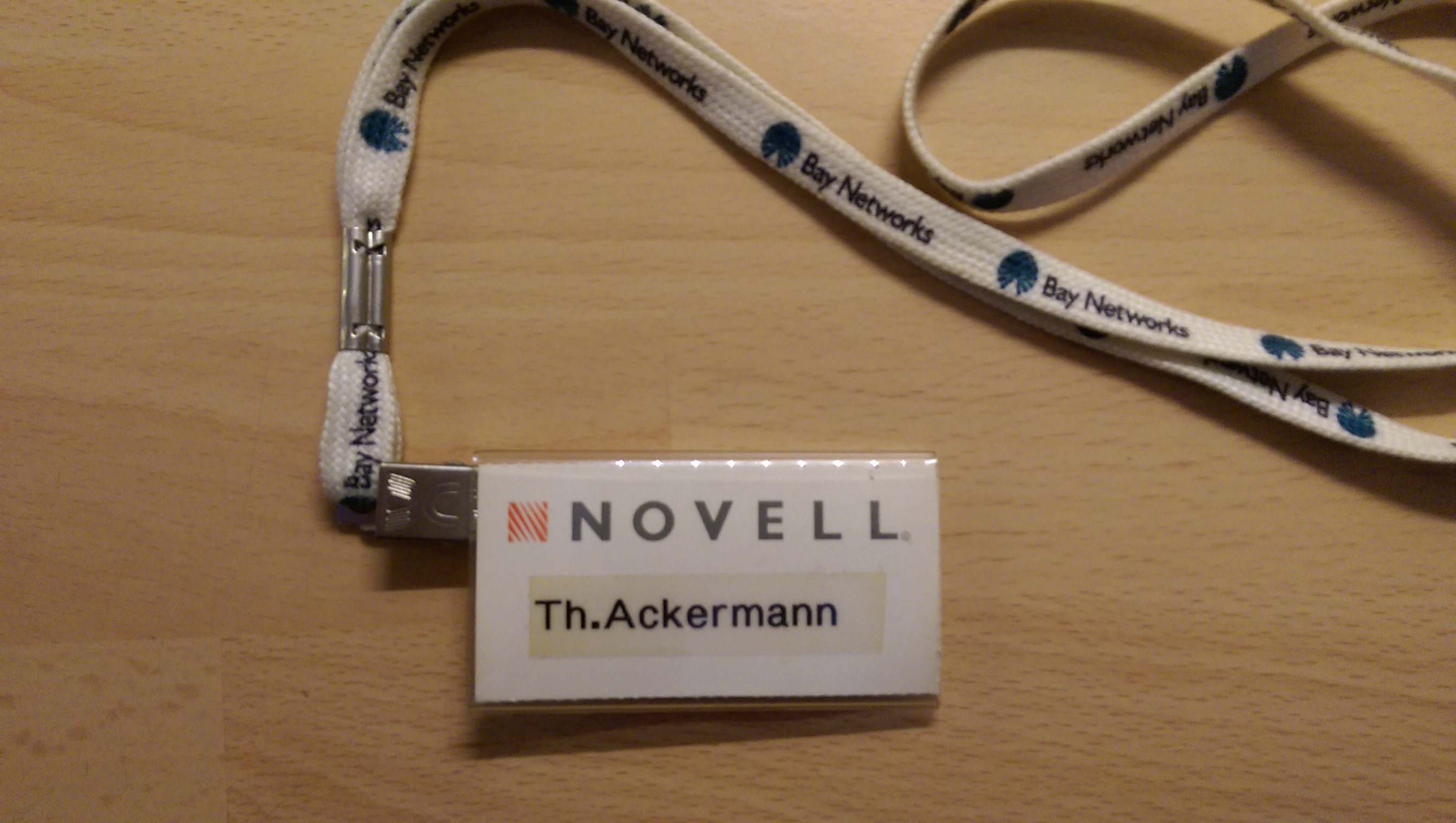 Novell CNE Network Engineer (1993) – Thomas J. Ackermann